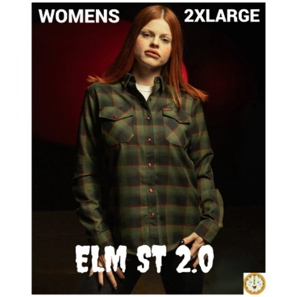 DIXXON | Tops | Dixxon Flannel Elm St 2 Flannel Shirt Freddy Krueger ...